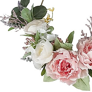 Michaels 19”; Mixed Peony Hoop Wreath by Ashland®