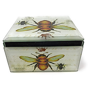 Glass Keepsake Jewelry Box (Imperial Bee)
