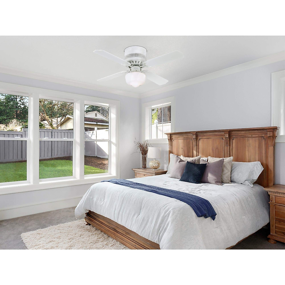 Westinghouse 7231200 Casanova Supreme Indoor Ceiling Fan with Light, 42 Inch, White