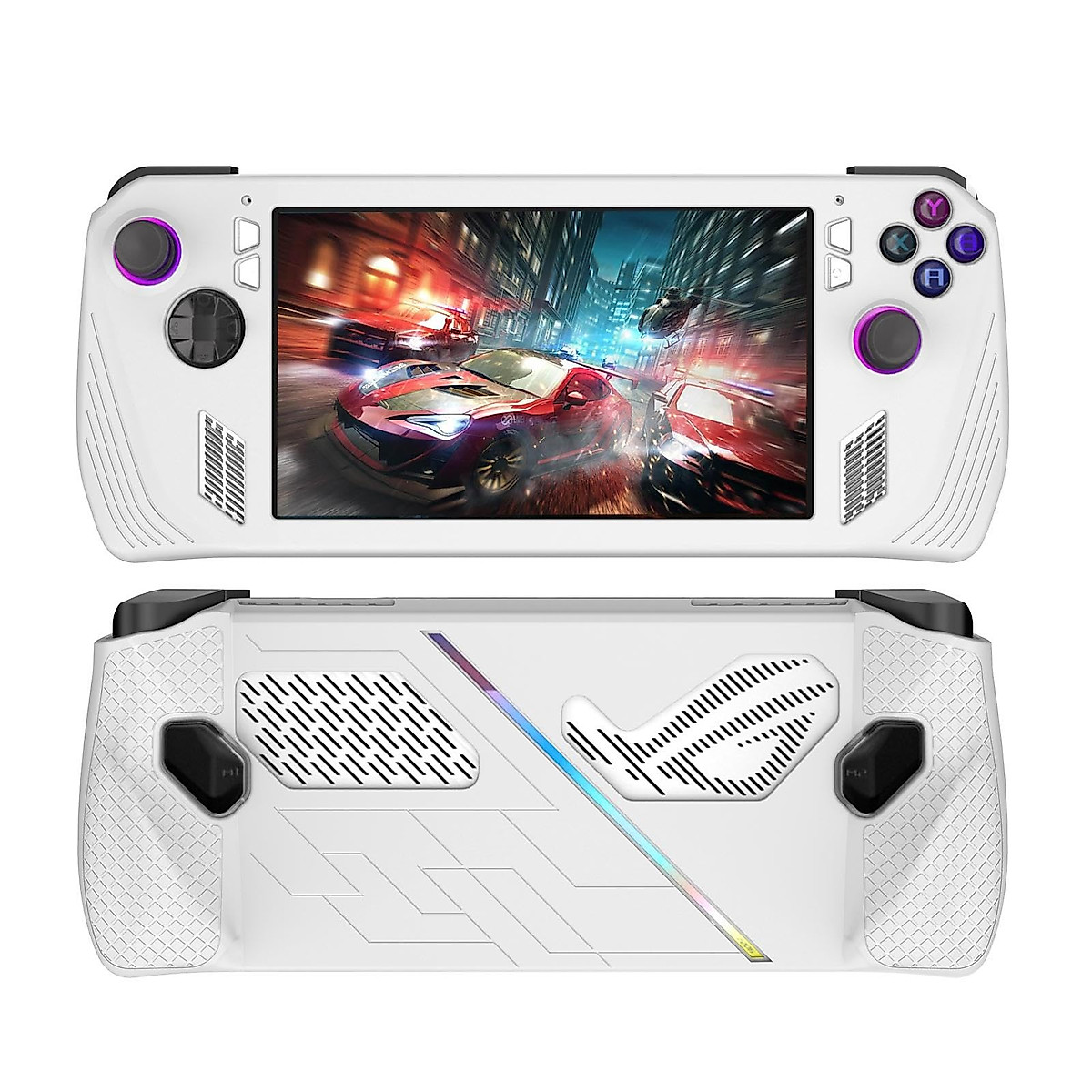 New Silicone Case for ASUSS ROG Allys Gamings Handheld, Soft Silicone Protective Skin Sleeve, Game Console Silicone Cover for ASUSS ROG Allys Gamings Handheld