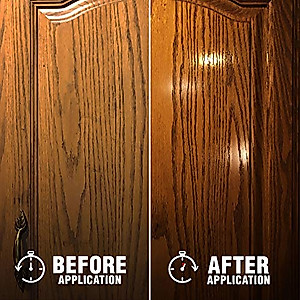 Milsek Furniture Polish and Wood Cleaner with Orange Oil - Multipurpose Cleaning Supplies for Home and Household from Hardwood Floors to Kitchen Cabinets- 12 Fl Oz (Pack of 1)