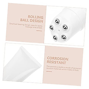 STAHAD Massage Roller Roller Hose Massage Empty Bottle Jade Roller for Face for Face Empty Roll on Bottles Roll on Bottles Refillable Roll on Bottle Roll-on Bottle Pp Facial Tools