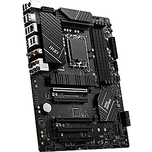 MSI PRO B760-P WiFi DDR4 ProSeries Motherboard (Supports 12th/13th/14th Gen Intel Processors, LGA 1700, DDR4, PCIe 4.0, M.2, 2.5Gbps LAN, USB 3.2 Gen2, HDMI/DP, Wi-Fi 6E, Bluetooth 5.3, ATX)