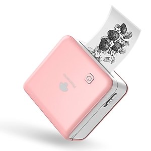 Phomemo Pocket Printer - M02 PRO, 300 dpi Higher Resolution, Bluetooth Sticker Mini Printer, Wireless Thermal Inkless Printer, Good for Photo, Art,Journal, Work,Study Notes,for iPhone & Android Phones