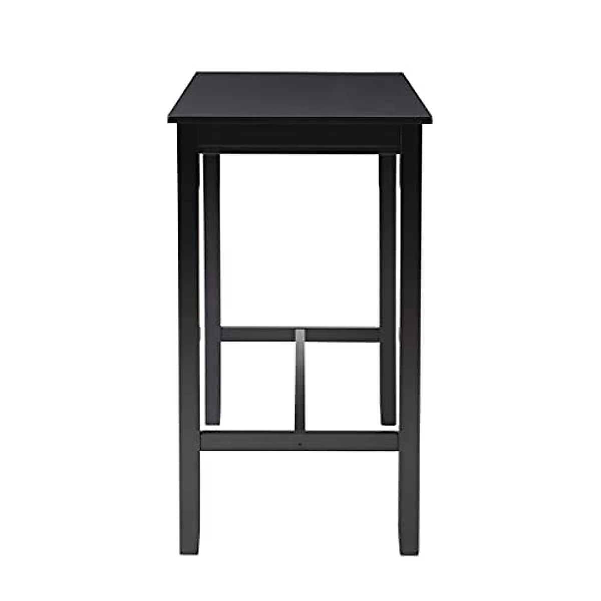 Linon Black 42 inch Bar Height Pub Claridge Table