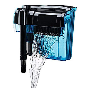 Penn-Plax Cascade 200 Power Filter – Hang-On Filter with Quad Filtration – Great for Freshwater and Saltwater Setups