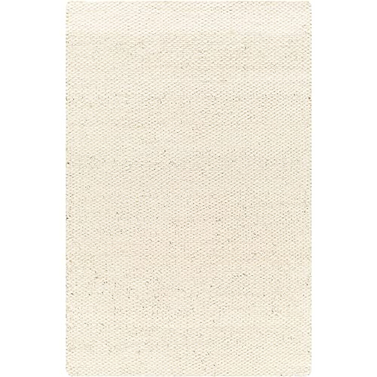 SURYA Coil Bleached Natural Jute Area Rug,4' x 6',Off-White