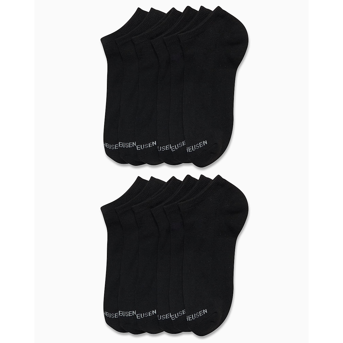 Van Heusen Men''s Socks - Low Cut No Show Athletic Performance Ankle Sock Liners (12 Pack), Size 6-12.5, Mixed