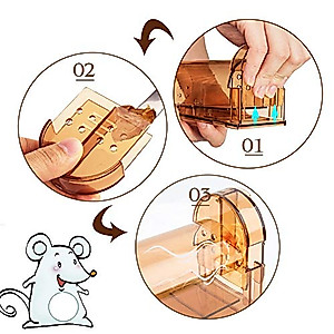 VENSMILE Humane Smart Mouse Trap No Kill Live Catch with Air Holes(2)