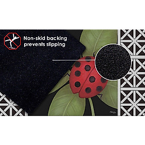 Toland Home Garden 800054 Ladybug Summer Door Mat 18x30 Inch Outdoor Doormat for Entryway Indoor Entrance