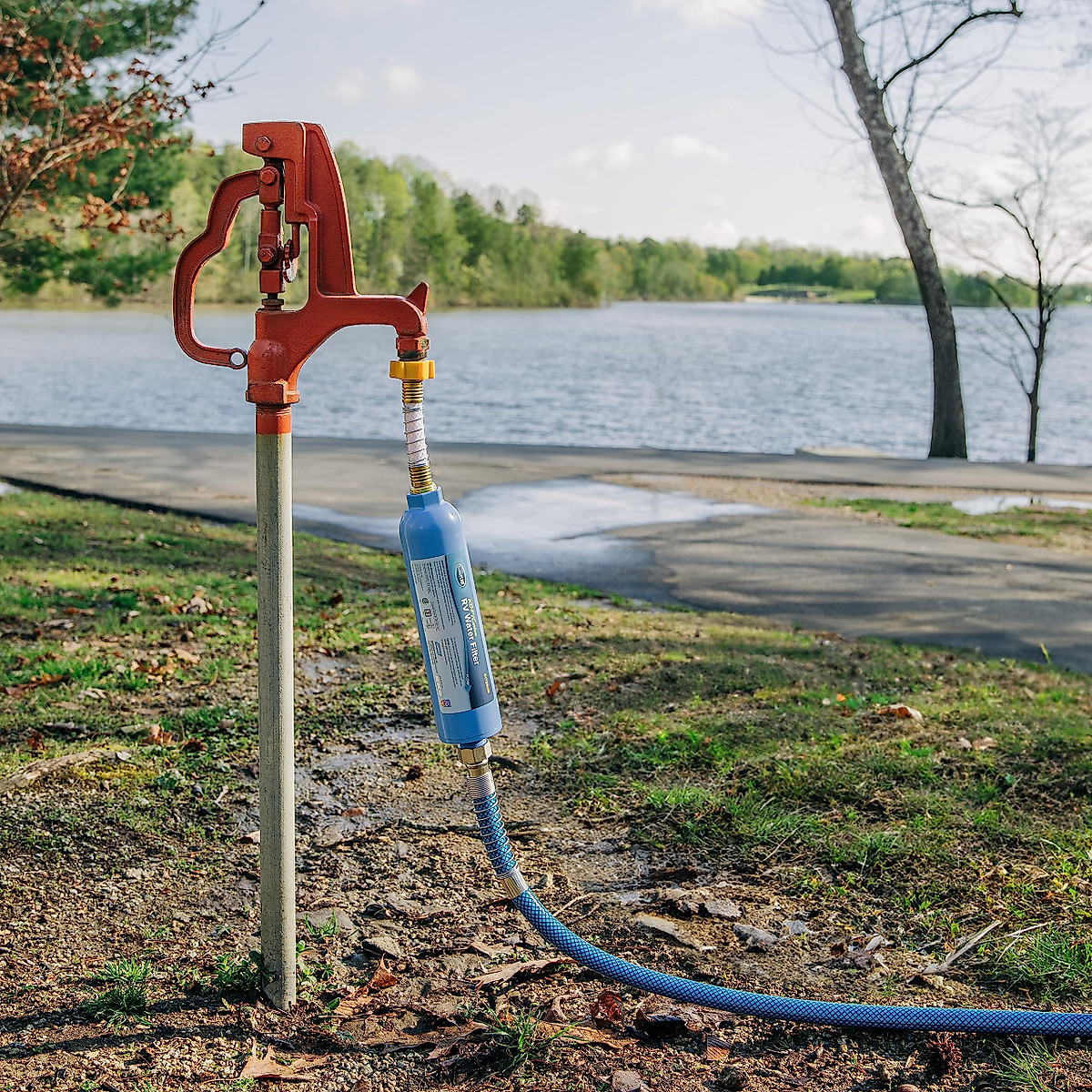 Camco Flexible Hose Protector-Eliminates Hose Crimping and Straining at Faucets and Water Connections, Creates Hose Flexibility (22703)