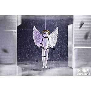 Nemesis Now Stormtrooper Angel Hanging Ornament 13cm, Resin, White