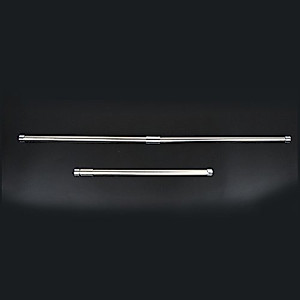 WINOMO Clothes Hanging Rod Pole Post Retractable Adjustable Stainless Steel Shelf Closet Hanger Organizer Garment Storage Bar Rack 37/76 cm