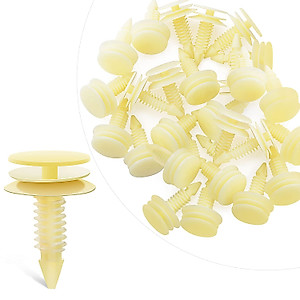 GOOACC 25 Front Door Trim Panel Retainers Clips Replaces for GM 10153057 Chevy Buick GMC Jimmy Pontiac Grand Prix 8mm Hole - 25pcs