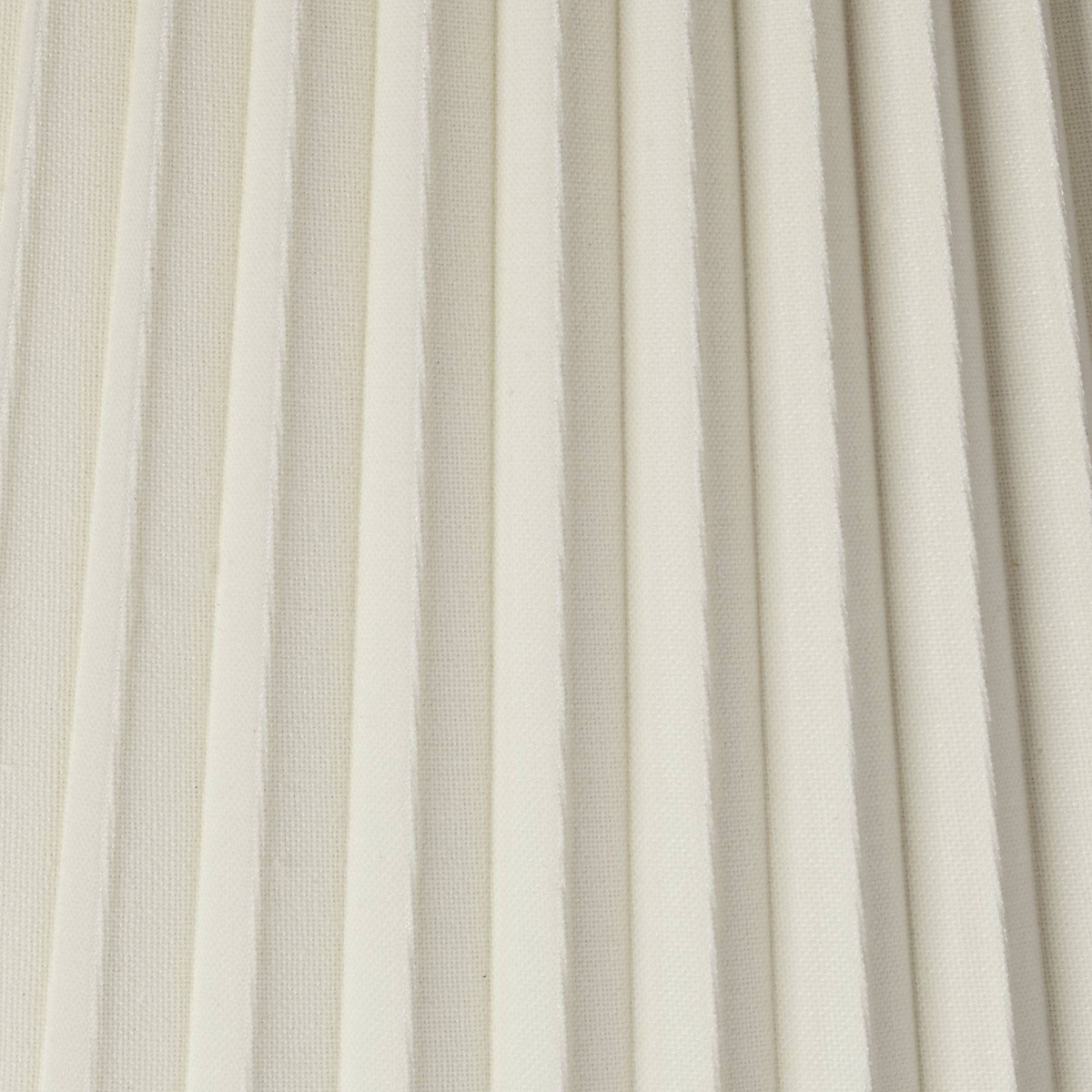Set of 2 Pleated Empire Lamp Shades Ivory Large 10" Top x 17" Bottom x 14.75" High Spider with Replacement Harp and Finial Fitting - Springcrest