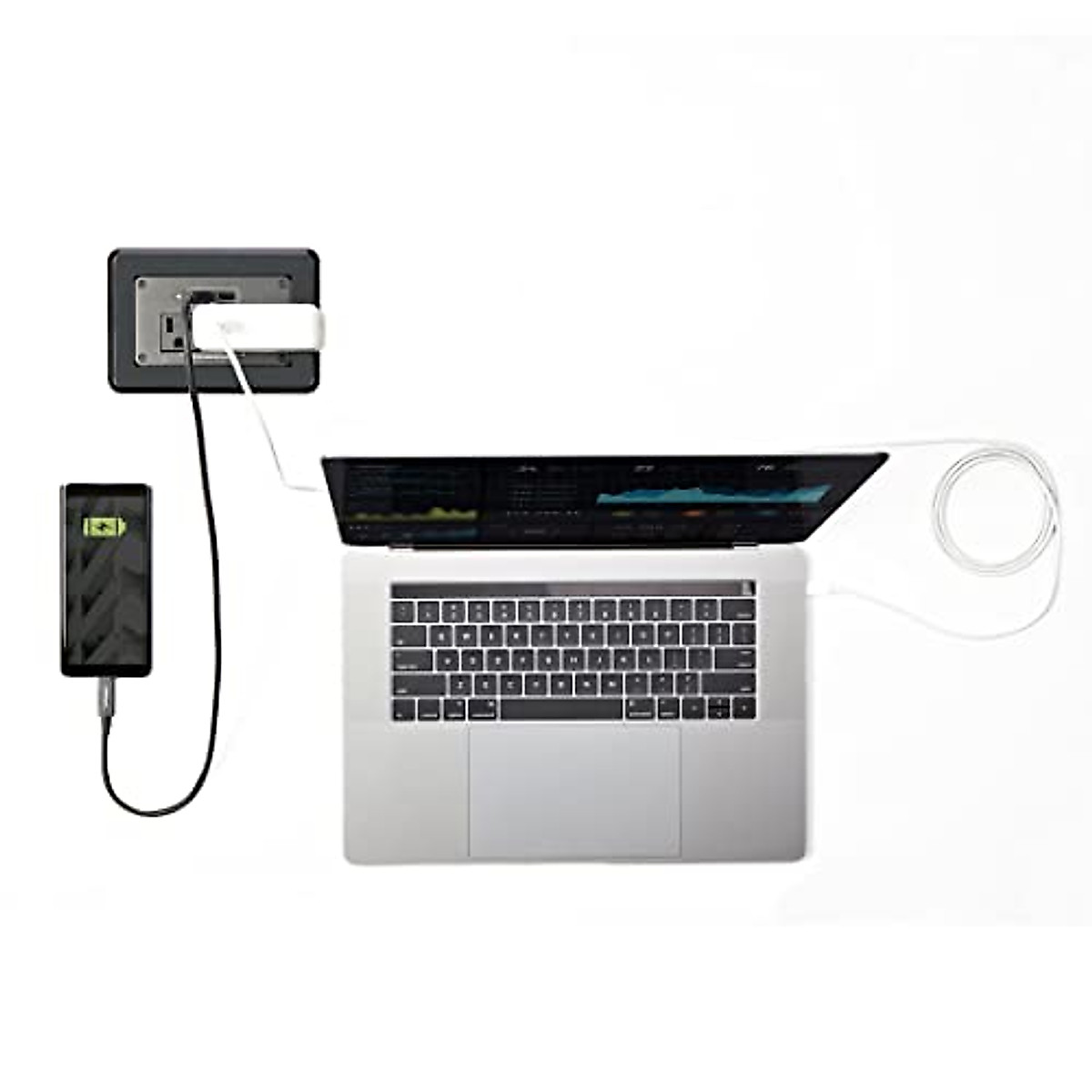 StarTech.com Power Outlet Module for Conference Table Connectivity Box - 2X AC Power and 2X USB-A - Power and Charging Hub (MOD4POWERNA)