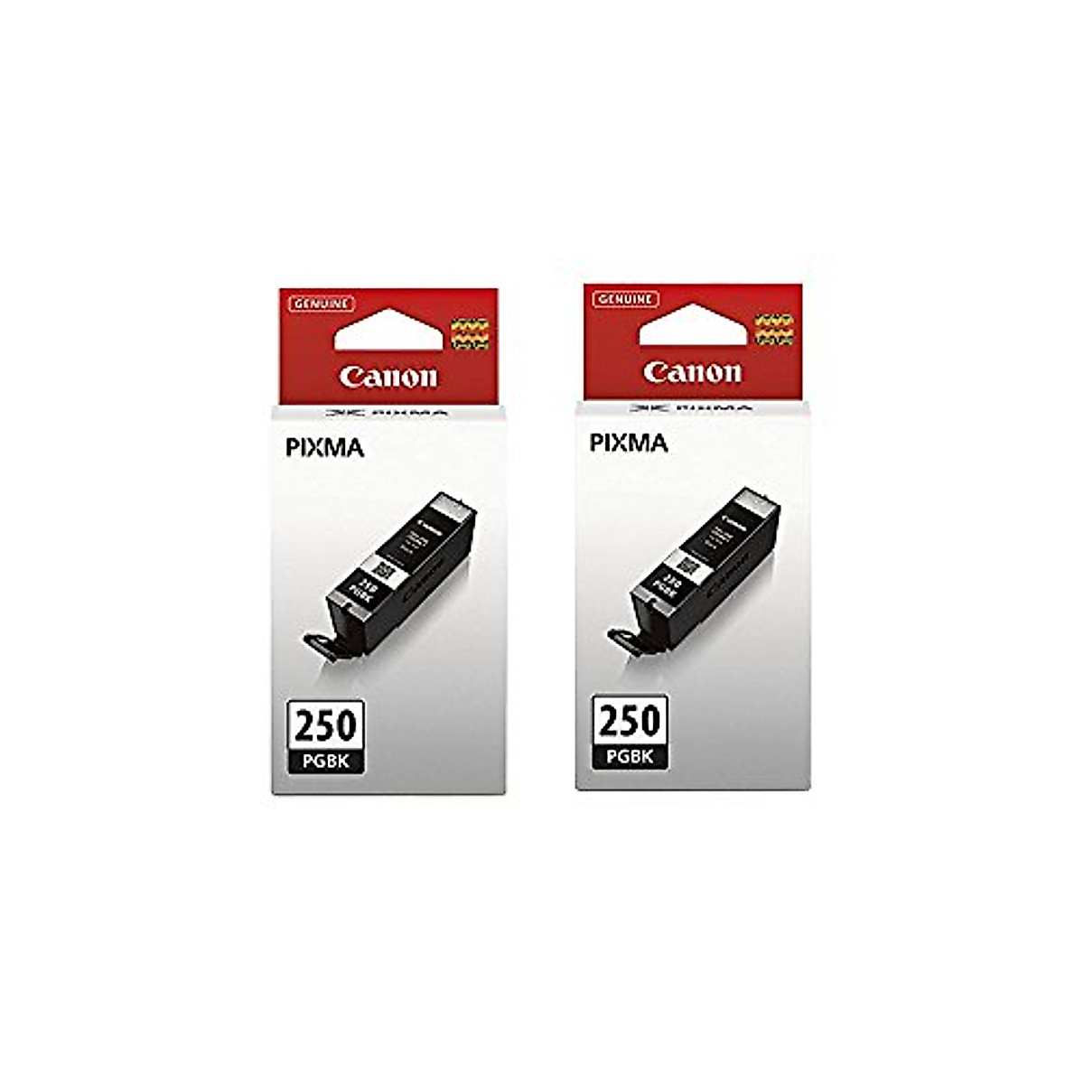 Canon Ink aWqah Tank, Compatible to MG5520, MG6620, MG5420, MG5422, MG5522, MG5620, MG6320, MG6420, MG7120, MG7520, MX722, MX922, iP7220, iP8720, and iX6820, PGI-250 PGBK (2 Pack)