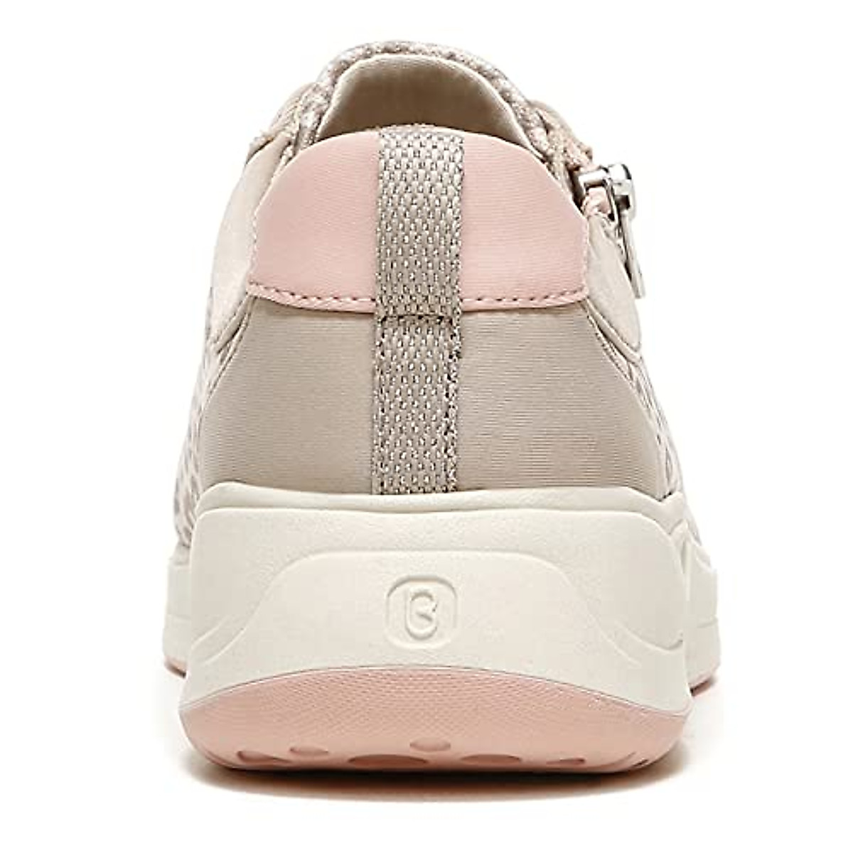 BZees Womens Tag Along Slip-On Sneaker Simply Taupe Leopard 11 M