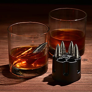 Gifts for Men Dad, Valentines Day, Gifts for Him, Unique Anniversary Birthday Gift Idea for Husband Boyfriend, Whiskey Stones, Grandpa Brother Women Man Cave Presents Cool Gadgets Stuff Bourbon