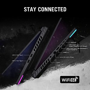 ASUS ROG Strix G16 Gaming Laptop 2023 Newest, 16" 165Hz Display, NVIDIA GeForce RTX 4060, Intel Core i7-13650HX Processor(14 core), 64GB DDR5 RAM, 2TB SSD, Backlight Keyboard, Wi-Fi 6, Windows 11 Home