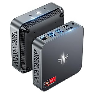 KAMRUI Mini PC Ryzen 7 5700U(8C/16T, up to 4.3GHz), Windows 11 Mini Computer 16GB DDR4 RAM 512GB M.2 2280 NVME SSD Mini PC Gaming, 4K Dual Display Mini Desktop Support WiFi6/BT5.2/Dual Channel