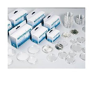 10 Lighthouse Coin Capsules for 38mm Coins (LARGE DOLLARS) - These capsules fit Morgan, Peace, or Ike Dollars (38mm).