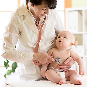 Dixie Ems Sprague-Rappaport Type Two Tube Stethoscope – Frosted Pink