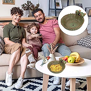 Cabilock Ceramics Succulent Pot Bird Cactus Planter Bird Feeder Serving Tray Container Bonsai Planters Flower Pot for Home Office Table Desk