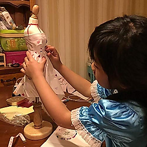 Tailors Dummy Mannequins 1:2 Scale Small Dressmakers Dummy Famale, Tailor Manikins Doll Dress Form Display, Dollhouse Accessories Decoration Dressform Mannequin