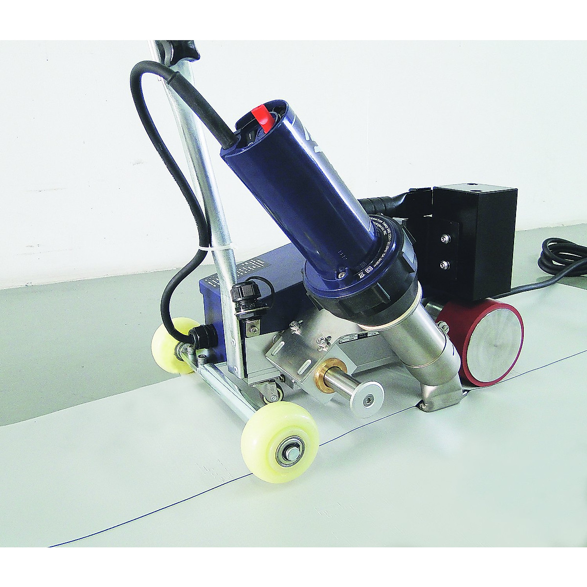 WELDY 230V RW3400 Plastic Roofing Hot Air Welder 40mm Width Nozzle for Roof Welding with Free Overlap Heat Gun Kit