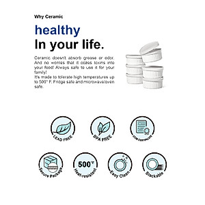 LE TAUCI 8 oz Ramekins with Silicone Storage Lids, Creme Brulee Dishes, Custard Cups for Baking, Oven Safe, Set of 6, White