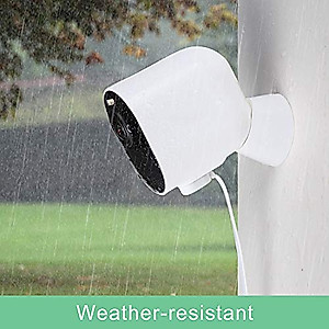 Uogw Charging Cable for Arlo Pro 4/Arlo Ultra 2/Arlo Pro3/Arlo Ultra/, Magnetic Connector, Power Adapter and Power Cable, Weatherproof Outdoor Use- 25ft/7.5M (3Pack,White)