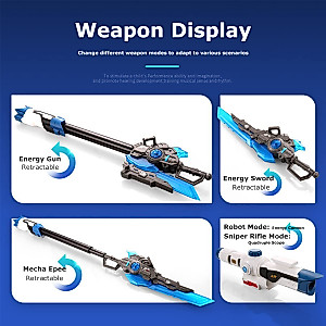 NBK Deformation Robot Toy King of Sniper Rifle Action Figure Oversized Deformed Original Gift for Kids Adults