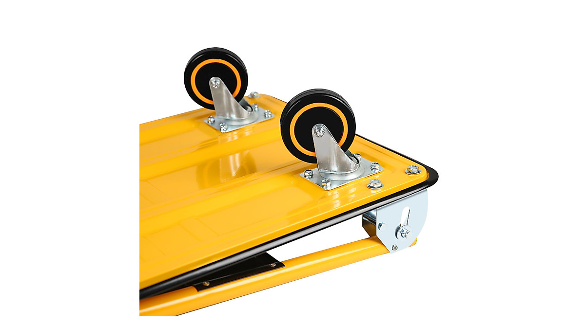 Foldable Push Cart Dolly - 330 lbs Capacity & Space Saving