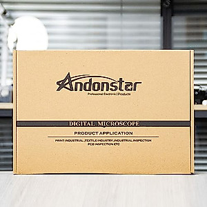 Andonstar AD407 1080P 3D HDMI 4MP Soldering Digital Microscope with 7-inch HD LCD Display and 270X Magnification Portable Tool for PCB Phone Repair, DIY Electronics and SMD/SMT/BGA