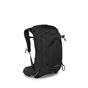 Osprey Manta 24L Men's Hiking Backpack with Hydraulics Reservoir, Black