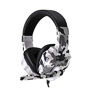 Camouflage PS4 Headset Bass Gaming Headphones For PC Mobile Phone