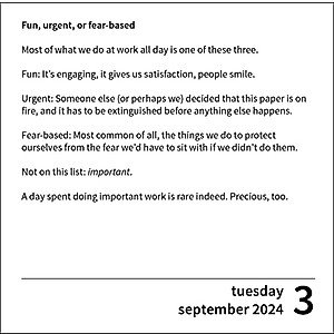 Ship it. 2024 Day-to-Day Calendar: A year of doing work that matters.