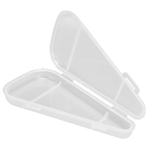 Portable Feeding Aid Scissors Ceramic Food Supplement Scissors with Scissors Cover Storage Box for Supplies Household()