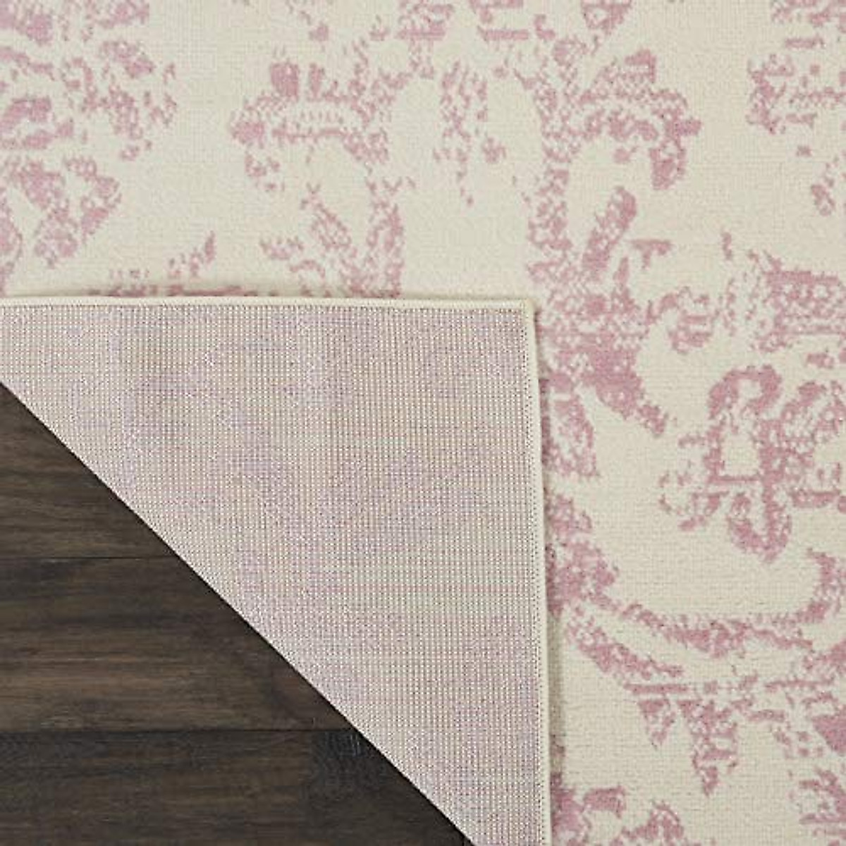 Nourison Jubilant JUB09, 7'10" x 9'10", Ivory Pink