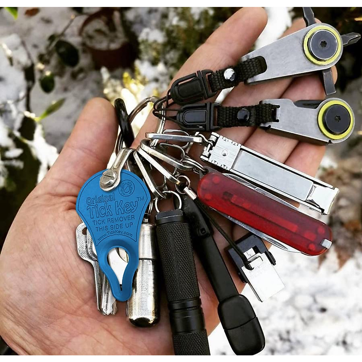 The Original Tick Key -Tick Removal Device - Portable, Safe and Highly Effective Tick Removal Tool - 3 Pack (USA)