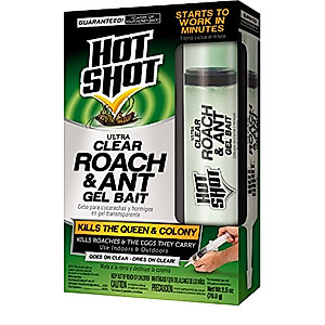 Hot Shot Ultra Clear Roach & Ant Gel Bait, 1-Count, 6-Pack, Plain