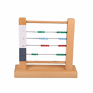 LEADER JOY Montessori Toys Small Bead Frame,Montessori Math Beads Materials for Toddlers Educational Preschool Learning Material