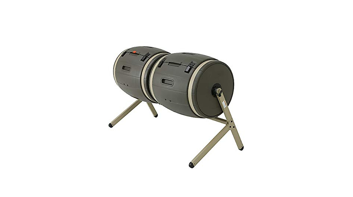 Lifetime Double Bin Composter - Easy, Odor-Free Organic Waste Disposal