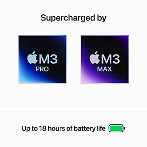 Apple 2023 MacBook Pro Laptop M3 Pro chip with 12‑core CPU, 18‑core GPU: Built for Apple Intelligence, 14.2-inch Liquid Retina XDR Display, 18GB Unified Memory, 1TB SSD Storage; Space Black