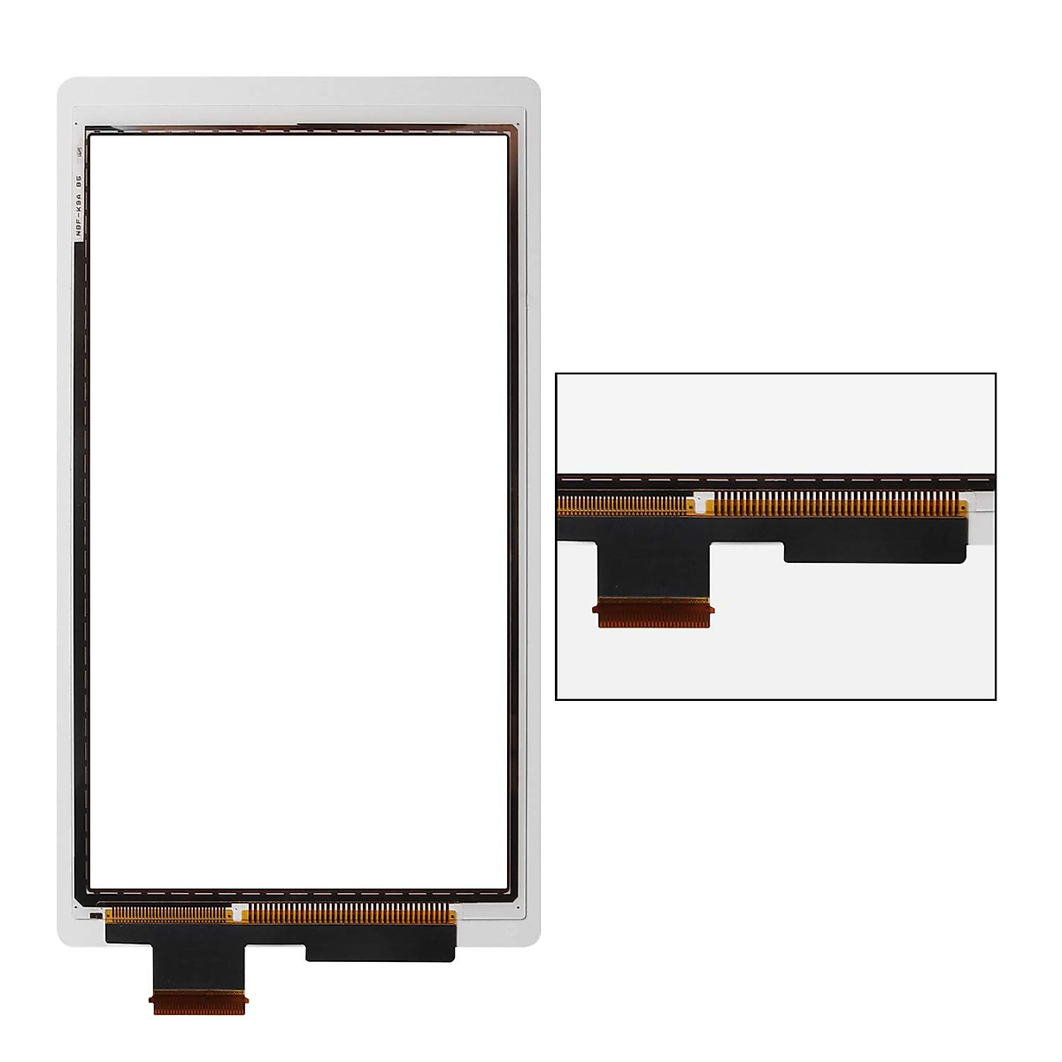 A-MIND Touch Screen Digitizer for Nintendo Switch Lite Only，Front Touch Panel Replacement Parts Repair Set + Tool Repair Kit + Screen Protector (Turquoise)