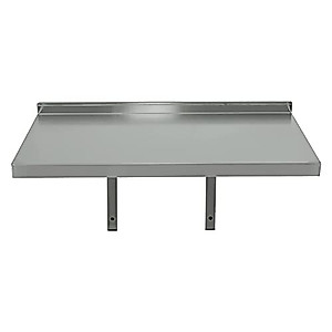 TAIMIKO Stainless Steel Wall Shelf-Commercial Rack Shelves for Restaurant,Kitchen,Home,Bar and Hotel (39.37" x 11.81")