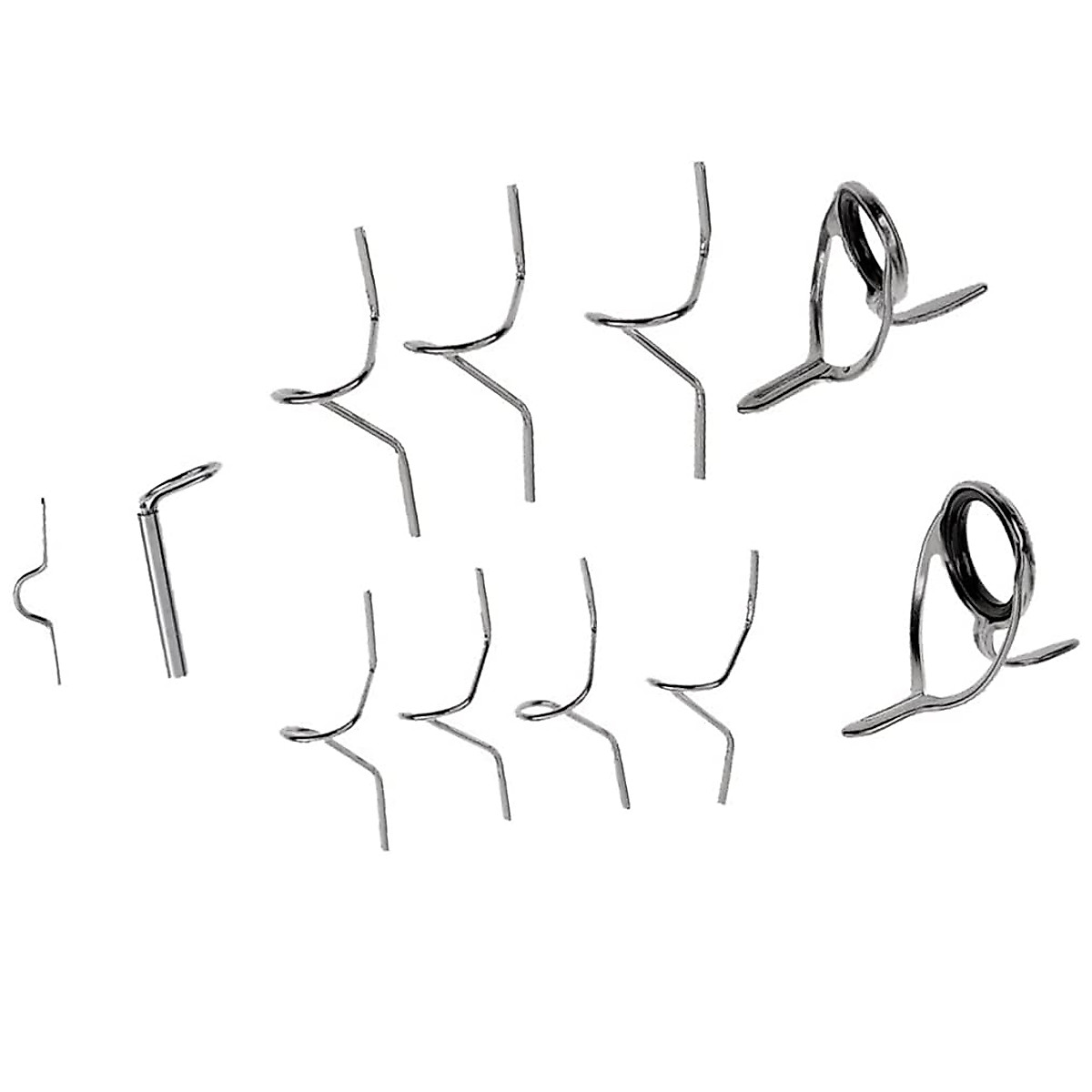 Yiotfandoll Fly Fishing Rod Guide Set Rod Repairing Fishing Tool Tip DIY Repair Kit