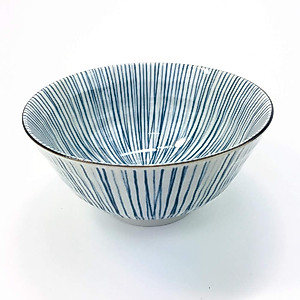 Japanese Mino Ware Chawan 5.0 inches Rice Bowls 5 patterns with Gift Box set, ceramic mino yaki