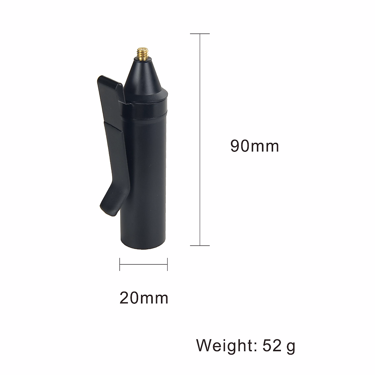 HEIMU Clip On Instrument Condenser Microphone + Universal Clip (for Flute)